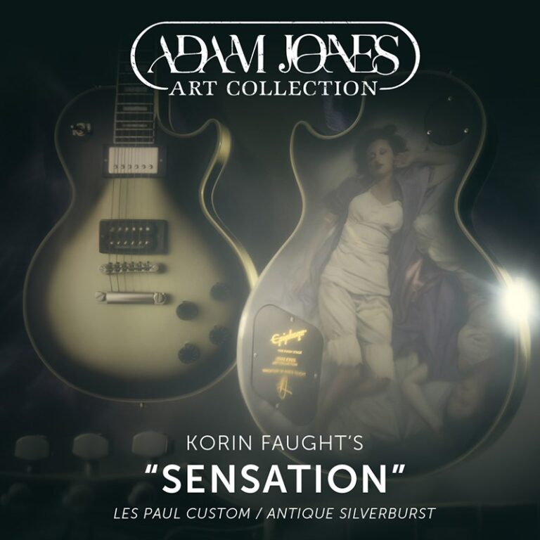 【Epiphone】Adam Jones Les Paul Custom Art Collection第五弾モデル 『Korin Faught’s“Sensation”』が登場！ | イケベ新製品情報
