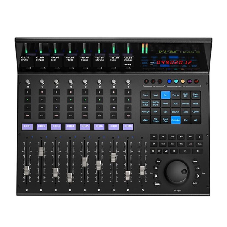 【iCON】DAWのワークフローを加速させるフィジカルコントローラー『P1-M』『P1-X』と『D4T』『D4』そして『V1-M』『V1-X』が新登場！ | イケベ新製品情報